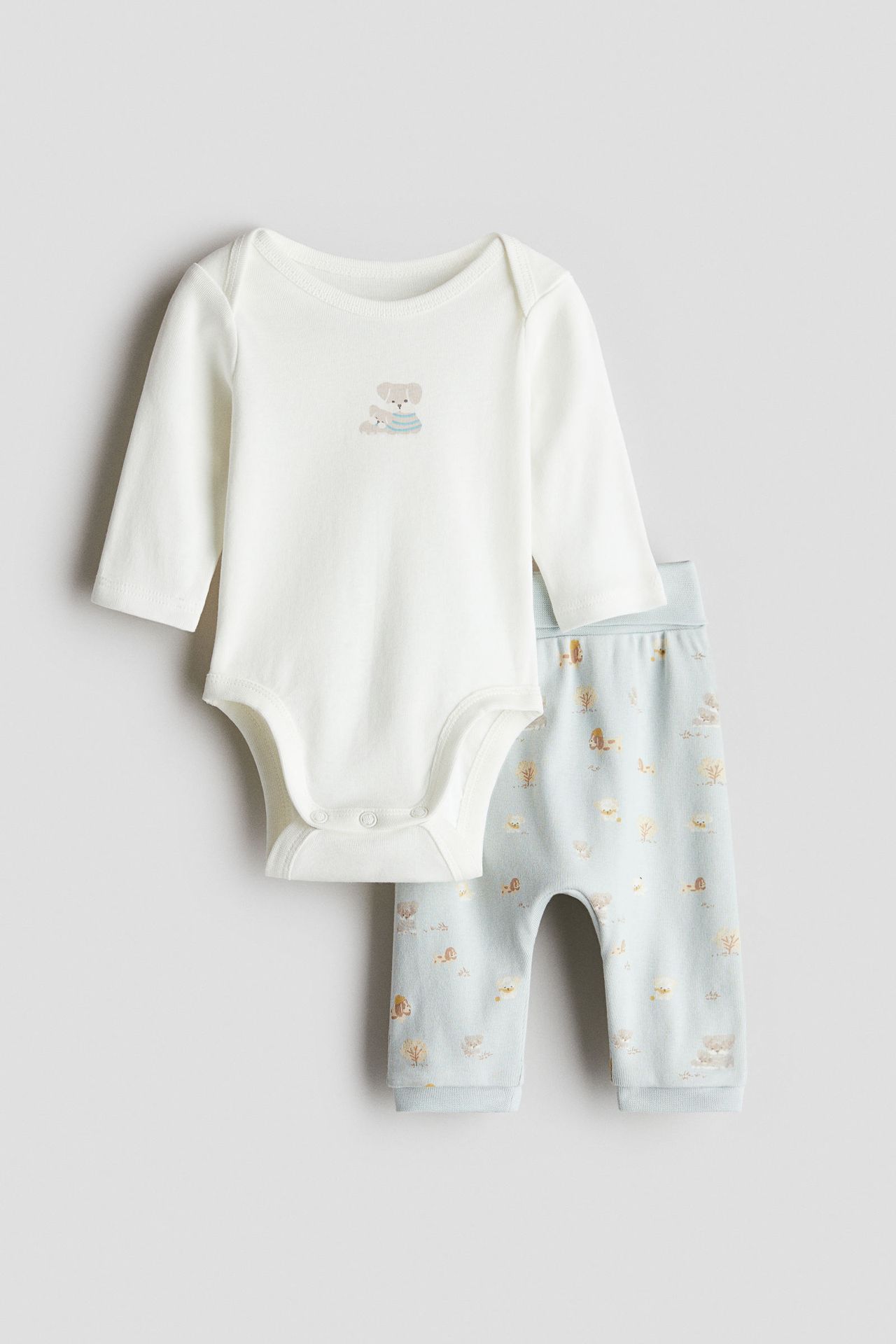 Conjunto de 2 piezas en algodón | H&M UY